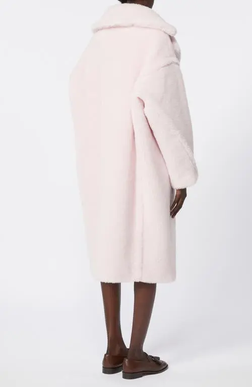 Max Mara Oversized Double-breasted Alpaca-blend Coat - Pink