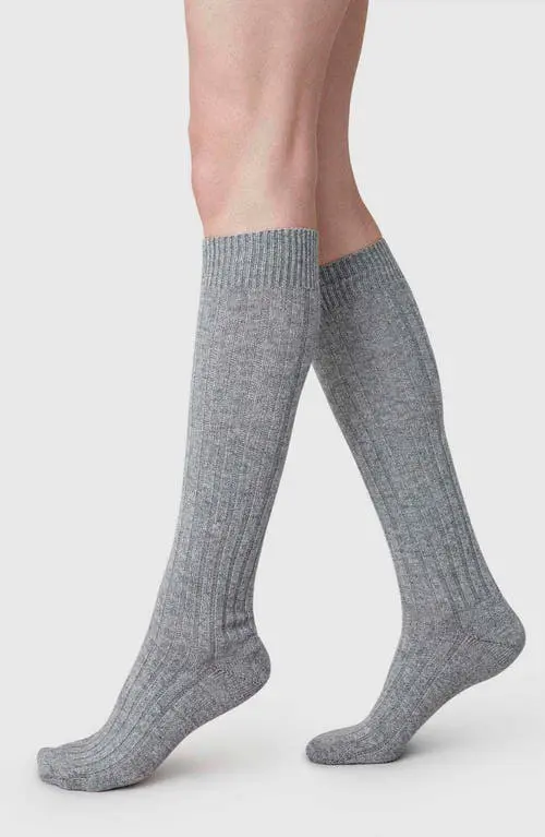 Swedish Stockings Bodil Knee High Socks - Grey