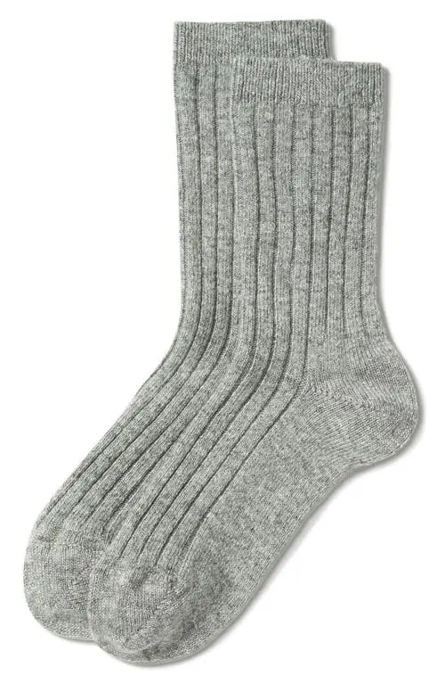 Swedish Stockings Bodil Chunky Crew Socks - Grey