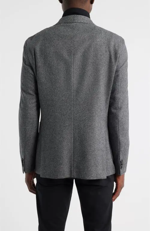 BOSS Hutson Slim-fit Wool-blend Jacket - Medium Grey