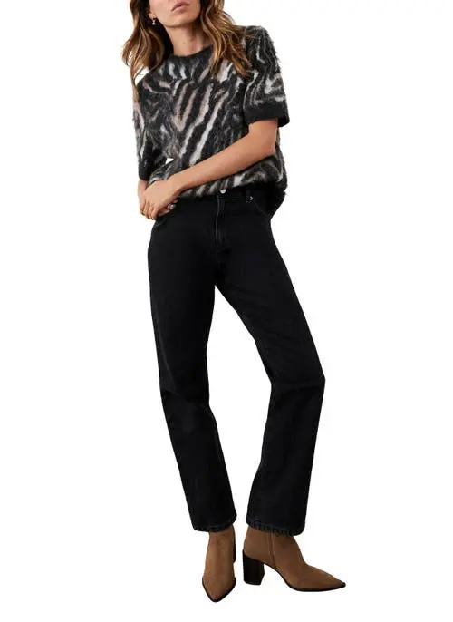 Mint Velvet Zebra Knit Top