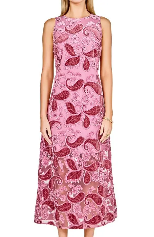 Endless Rose Sleeveless Lace A-line Dress