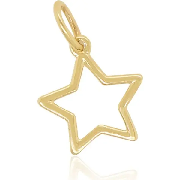 THE LOVERY FINE JEWELRY Mini Gold Star Charm - Yellow Gold
