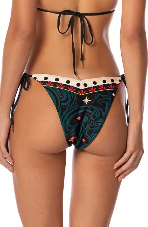 MAAJI Flamingo Night Sunshine Bikini Bottom - Black Multi