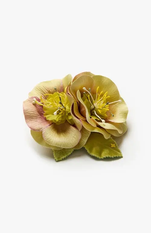 HELENA SIMON Hellebore Floral Brooch