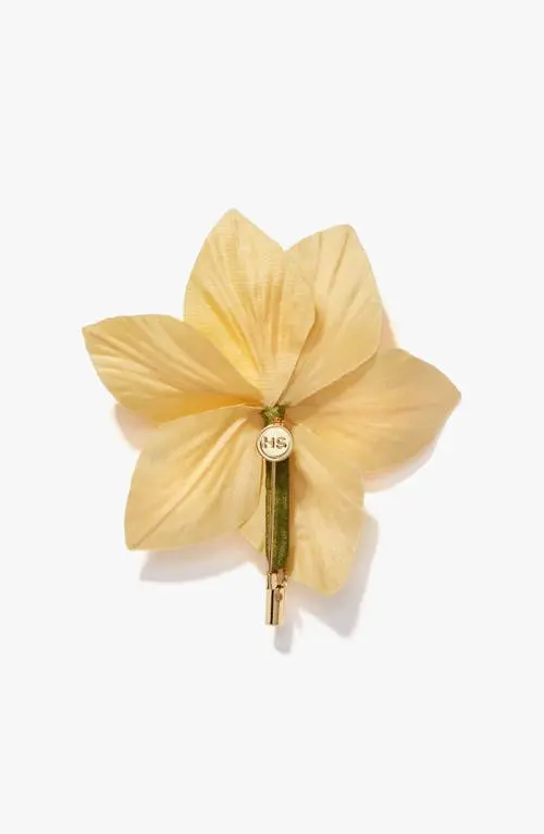 HELENA SIMON Daffodil Floral Brooch