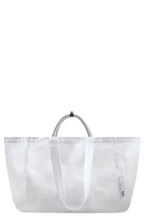 On 60l Water-resistant Cargo Pack Tote - White