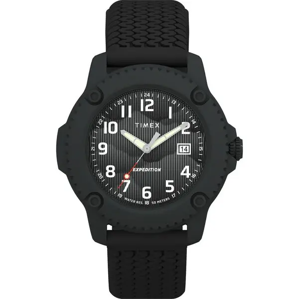 TIMEX® Expedition Timberline Silicone Strap Watch - Black