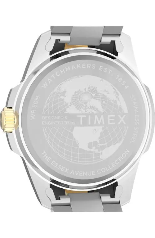Timex® Essex Avenue Two-tone Watch - Black