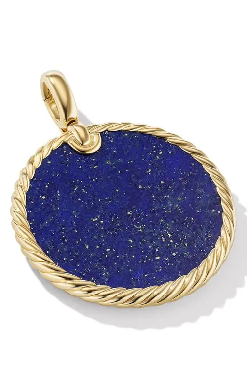 David Yurman Dy Elements® Lapis Lazuli Disc Pendant