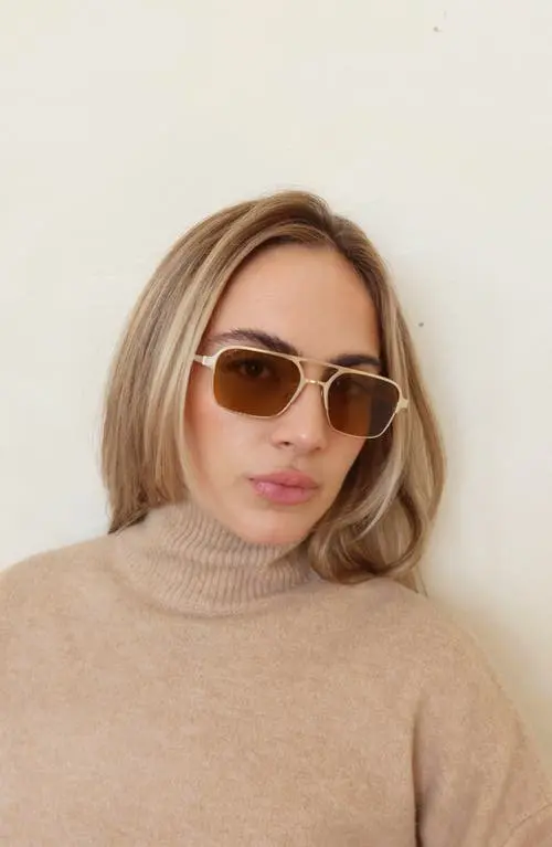 INDY Jimmy Aviator Sunglasses - Brown