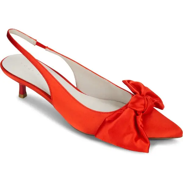 Yosi Samra Elise Slingback Kitten Heel Pumps