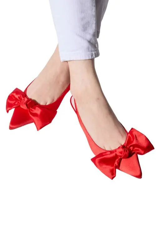 Yosi Samra Elise Slingback Kitten Heel Pumps