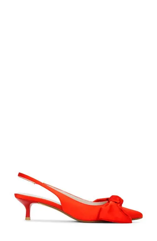 Yosi Samra Elise Slingback Kitten Heel Pumps