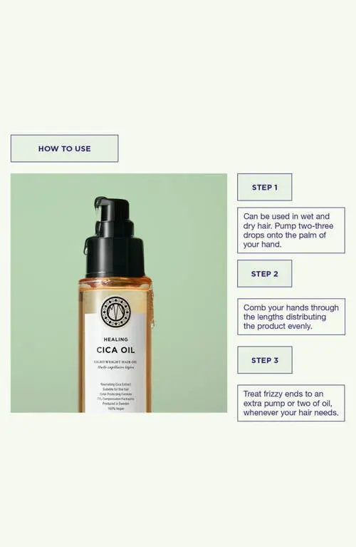 MARIA NILA Healing Cica Oil - Orange