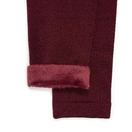 MUK LUKS High Waisted Faux Fur Lined Leggings