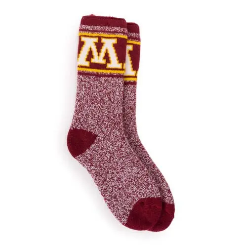 MUK LUKS Heat Retainer Crew Socks - Minnesota
