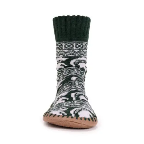 MUK LUKS Gameday Slipper Socks - Michigan State