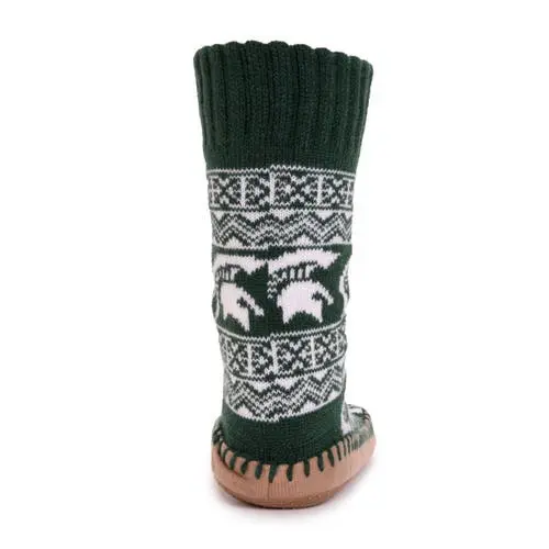 MUK LUKS Gameday Slipper Socks - Michigan State