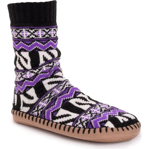 MUK LUKS Gameday Slipper Socks - Northwestern