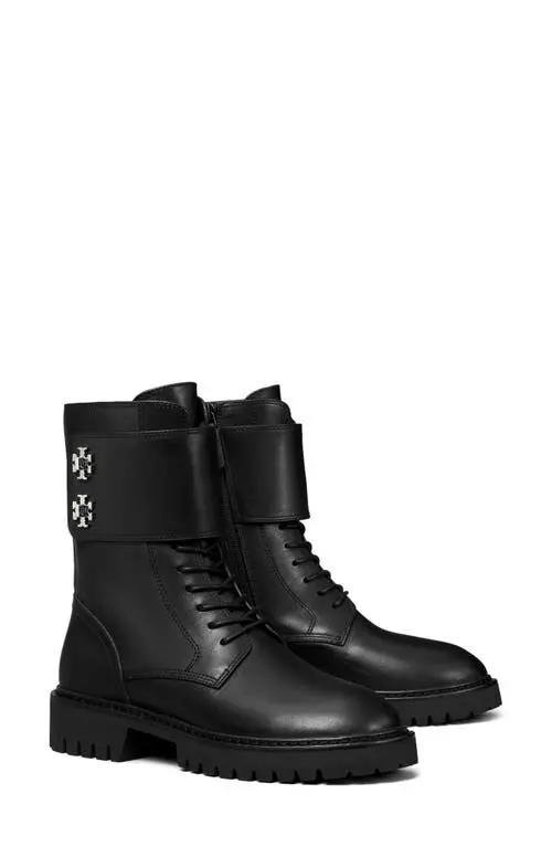 Tory Burch Turnlock Lug Sole Boots