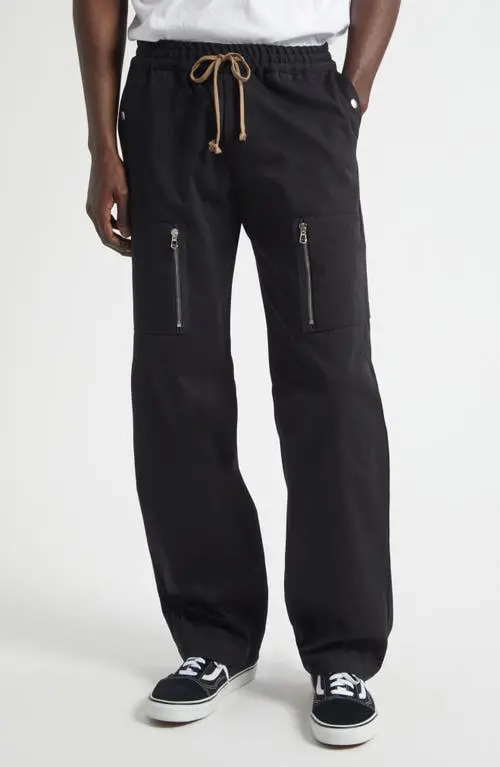 JKEEFER Anthony Stretch Cotton Gabardine Cargo Pants