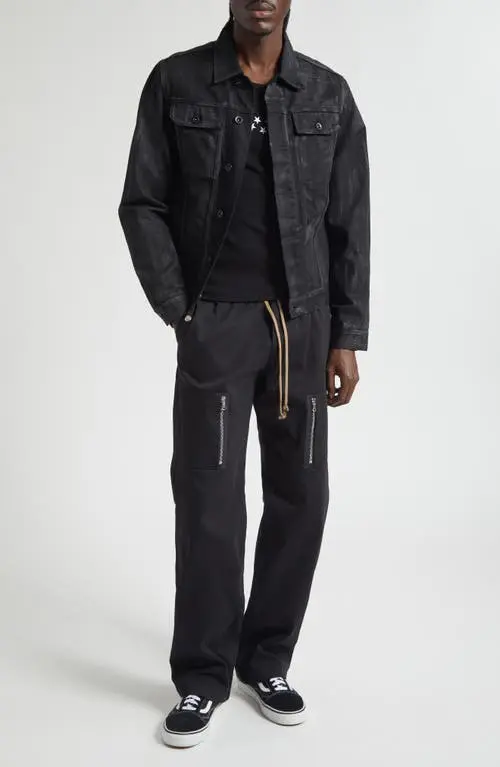 JKEEFER Anthony Stretch Cotton Gabardine Cargo Pants