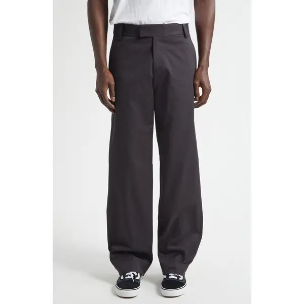 JKEEFER Alec Stretch Organic Cotton Gabardine Work Pants - Black