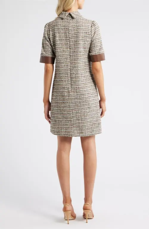 Julia Jordan Metallic Tweed Dress