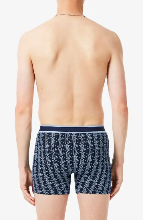Lacoste Monogram Assorted 3-pack Boxer Briefs