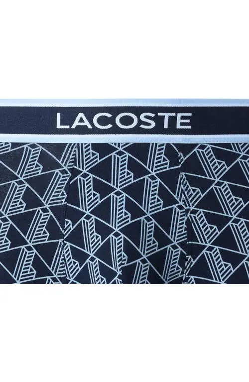 Lacoste Monogram Assorted 3-pack Boxer Briefs