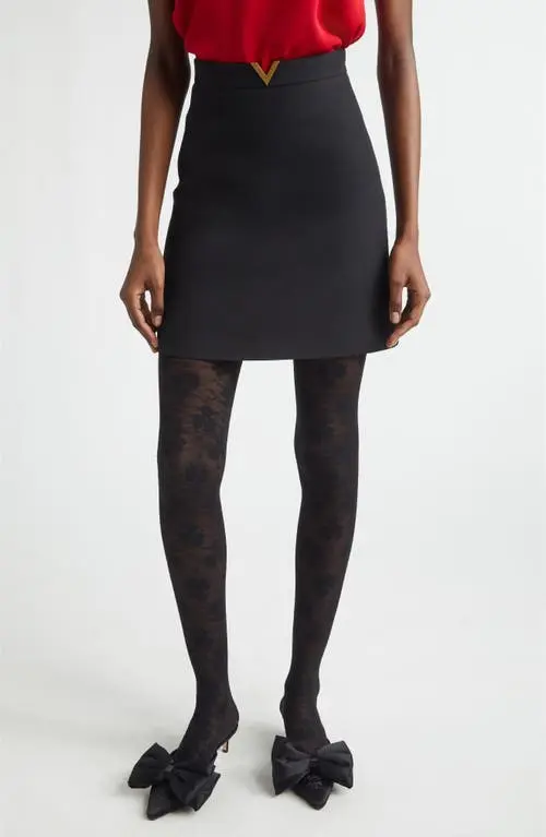 Valentino Garavani Crepe Couture Miniskirt