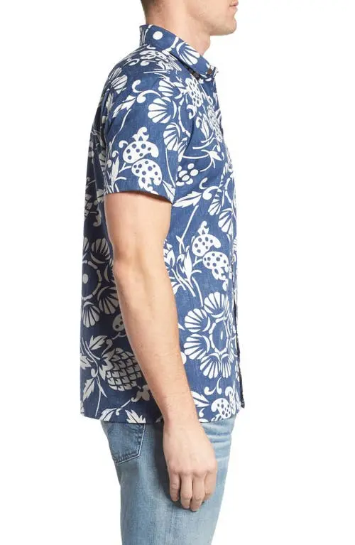 KAHALA Duke's Pareo Trim Fit Sport Shirt
