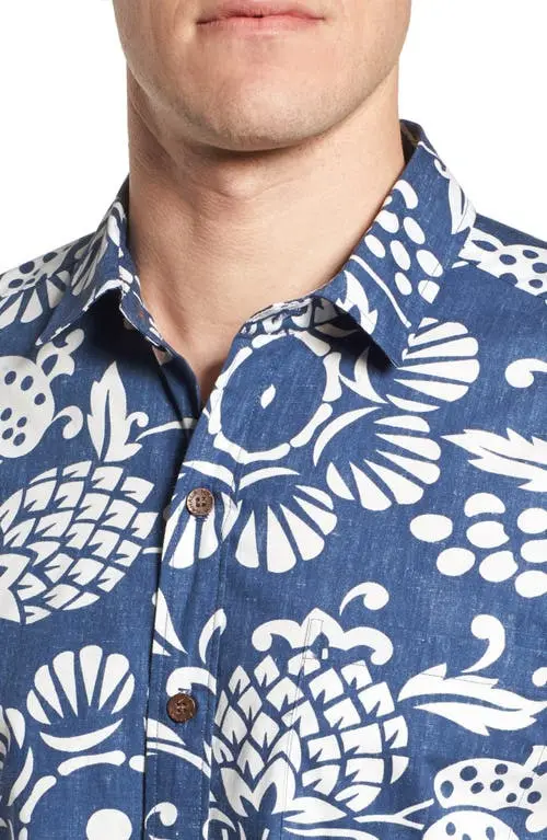 KAHALA Duke's Pareo Trim Fit Sport Shirt