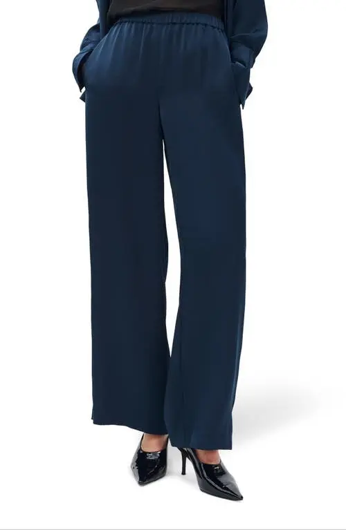 Rag & Bone Olivia Pull-on Wide-leg Pants - Sail