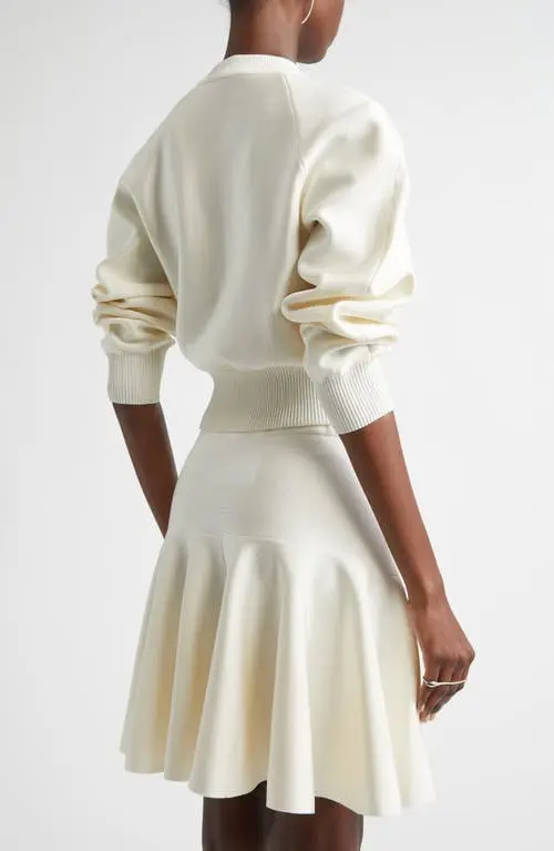 Givenchy Raglan Sleeve Cocoon Crewneck Sweater