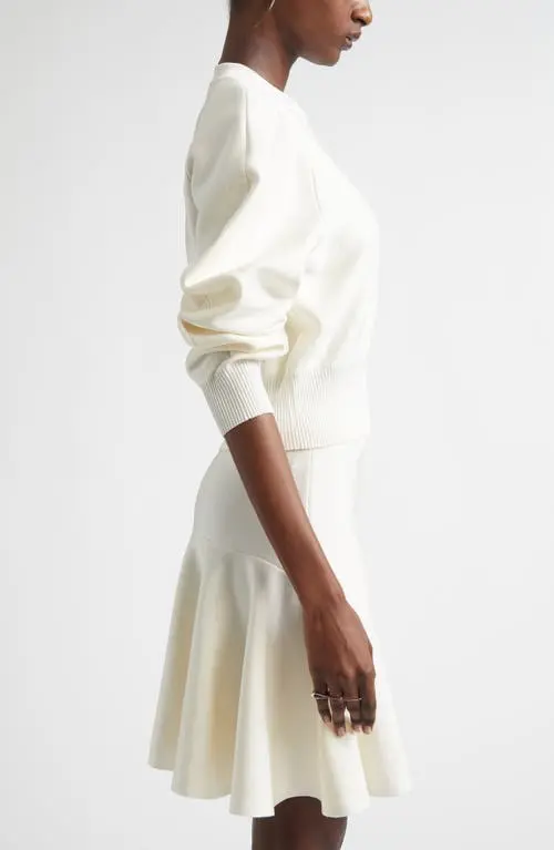 Givenchy Raglan Sleeve Cocoon Crewneck Sweater
