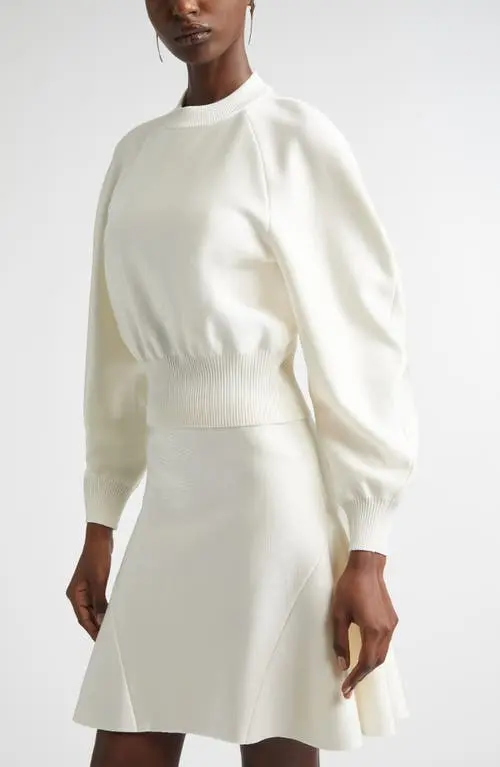 Givenchy Raglan Sleeve Cocoon Crewneck Sweater