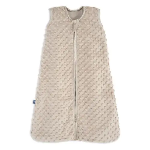 HALO Plush Dots Velboa 1.5 Tog Sleepsack Wearable Blanket - Fawn Grey