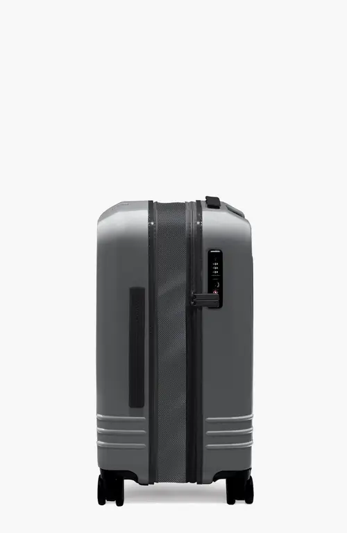 ROAM Expandable Carry-on Suitcase - Matte Steel/black