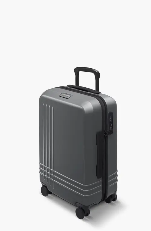 ROAM Expandable Carry-on Suitcase - Matte Steel/black