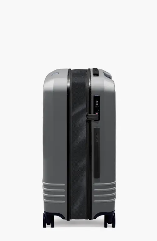 ROAM Check-in Expandable Luggage - Matte Steel/black Trim