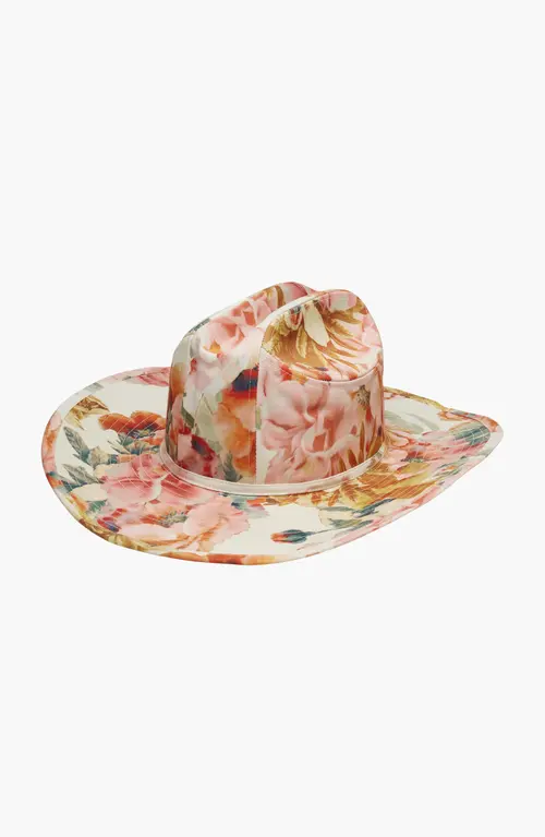 W Y E T H Floral Print Cowboy Hat - Scarlett In Rose