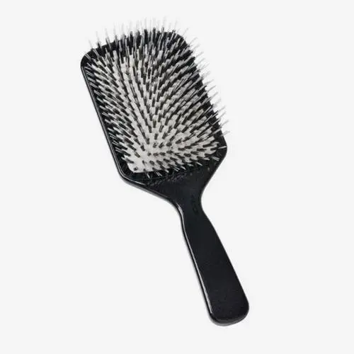 ACCA KAPPA High Quality Plastic Hair Extension Paddle Brushmixed Bristles - Black