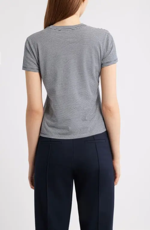 FRAME The Stripe Cotton Baby Tee