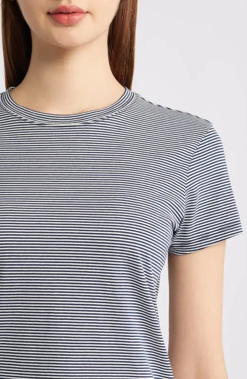 FRAME The Stripe Cotton Baby Tee