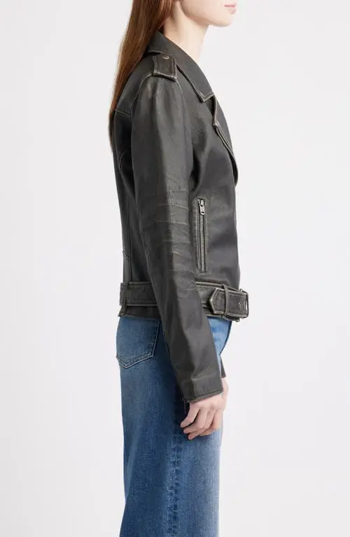 Frye Leather Moto Jacket
