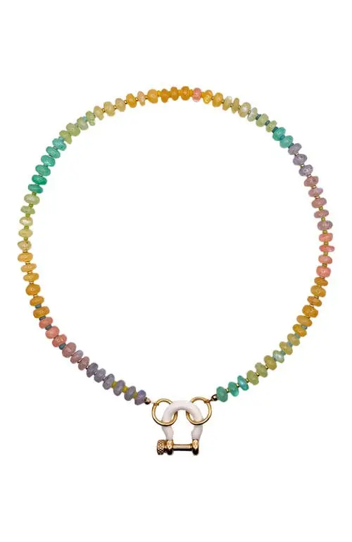 SHOP SPICY DAN Garcia Moonstone Necklace - Multicolor
