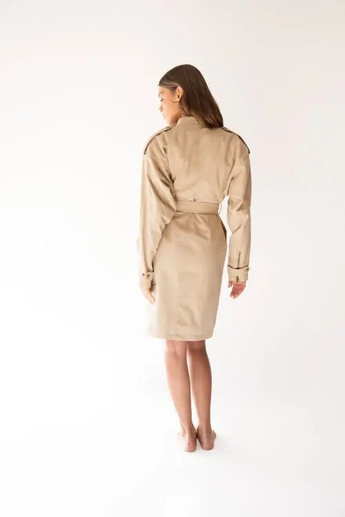 SHANI X BY TESS Fabienne Trench Coat