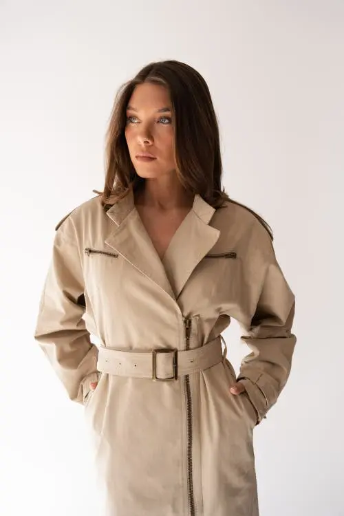 SHANI X BY TESS Fabienne Trench Coat